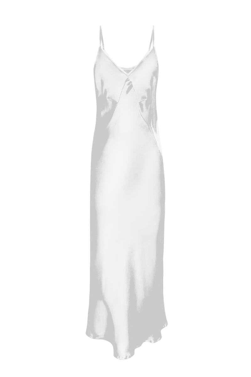 7/8 Triangle Slip Dress - Natural – KES